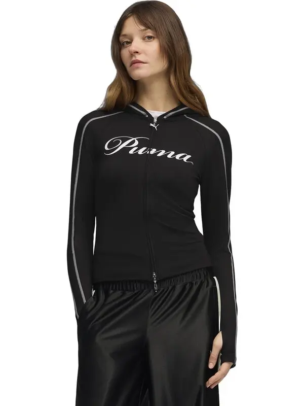 PUMA T7 Street Glam Hoodie - Black