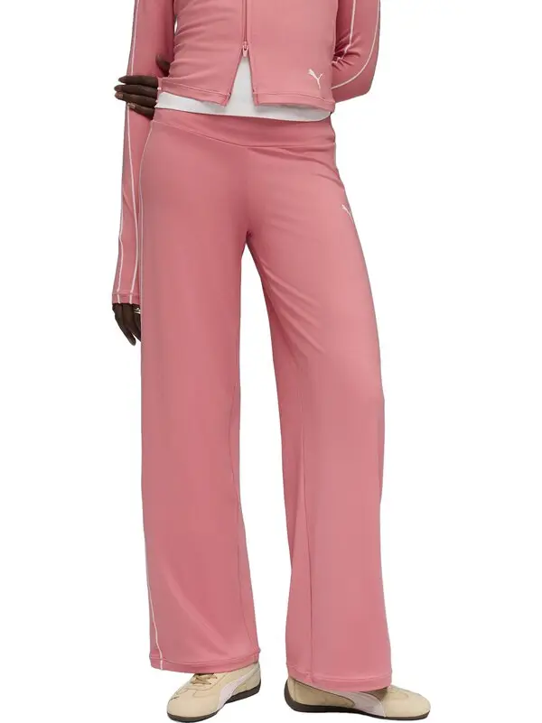 PUMA T7 Street Glam Relaxed Pants - Pink