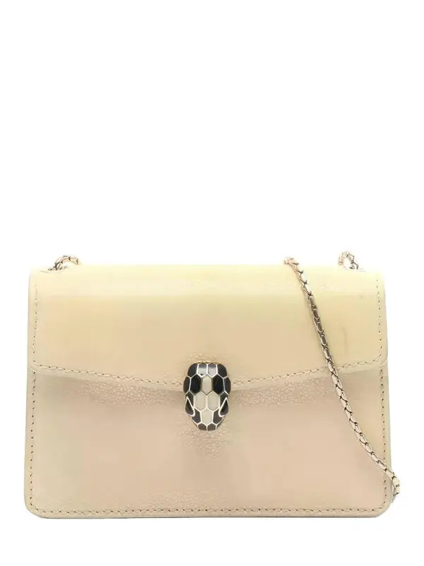 BVLGARI 2000s Serpenti Forever Chain Shoulder Bag - Neutrals