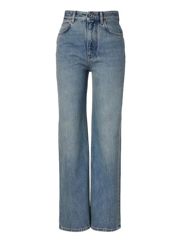 Loewe High-rise Wide-leg Jeans - Blue