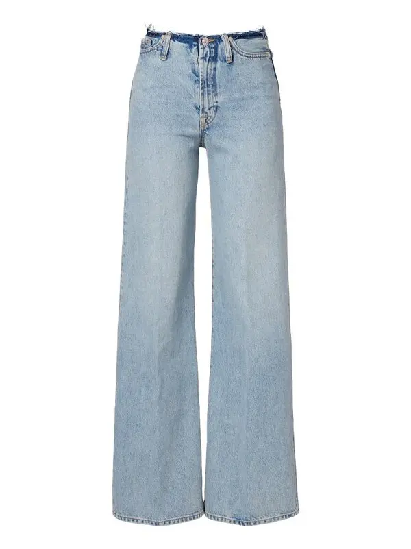 7 For All Mankind Lotta Wide-leg Jeans - Blue