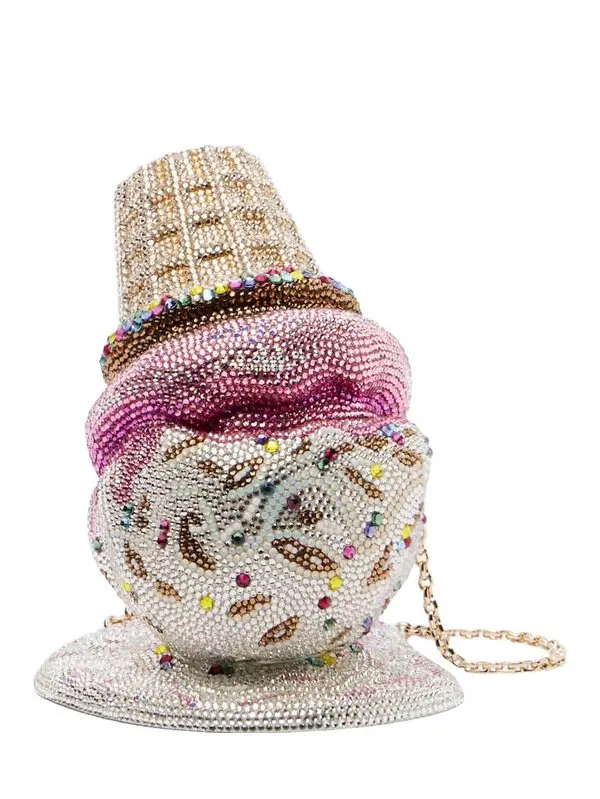 Judith Leiber Upside Down Cone Oops Clutch - Multicoloured