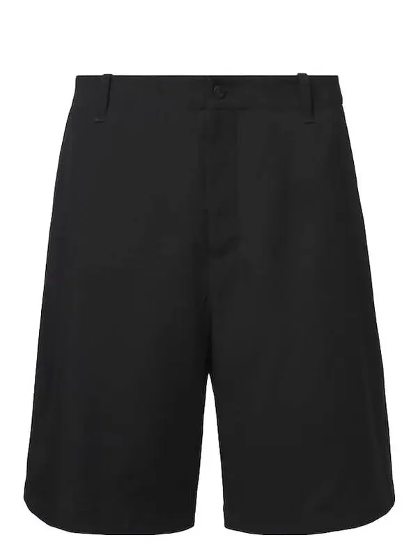 Jacquemus Camargue Virgin Wool Bermuda Shorts - Black