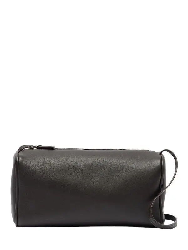 THE ROW 90s Leather Shoulder Bag - Brown