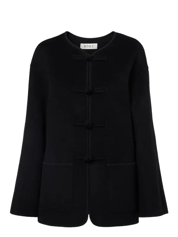 RÓHE Wool Jacket - Black