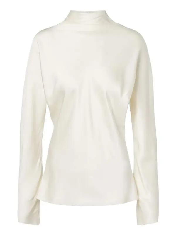 RÓHE Satin Top - White