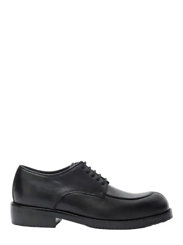 Dries Van Noten Leather Derby Shoes - Black
