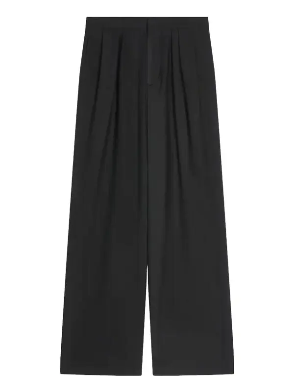 Dries Van Noten Concealed-fastening Trousers - Black