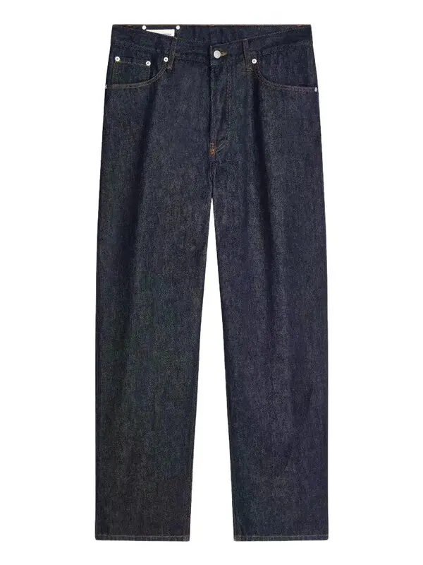 Dries Van Noten Button-fastening Loose Fit Jeans - Blue