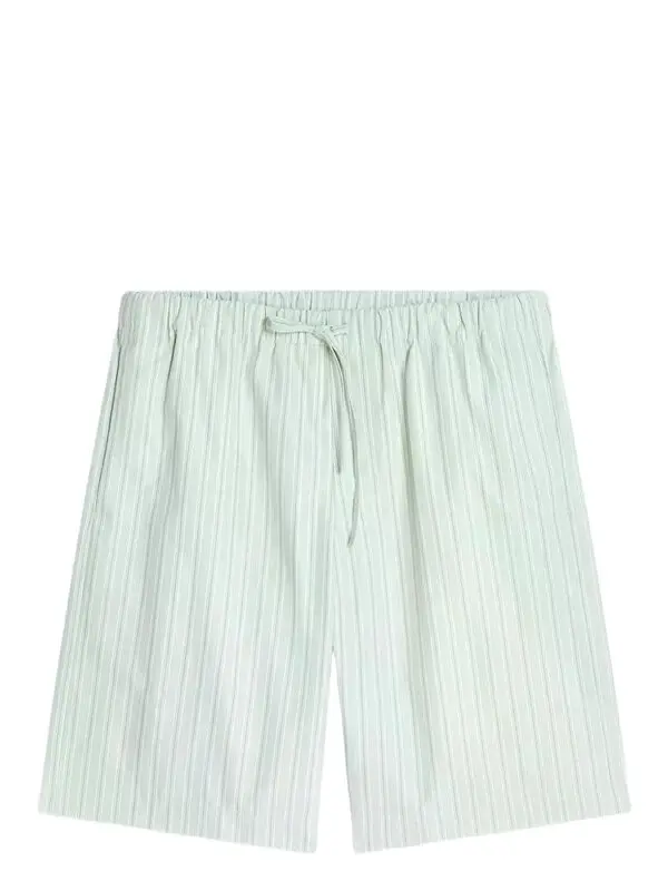 Dries Van Noten Striped Drawstring Shorts - Green
