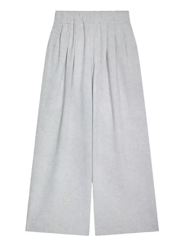 Dries Van Noten Pleated Wide-leg Sweatpants - Grey