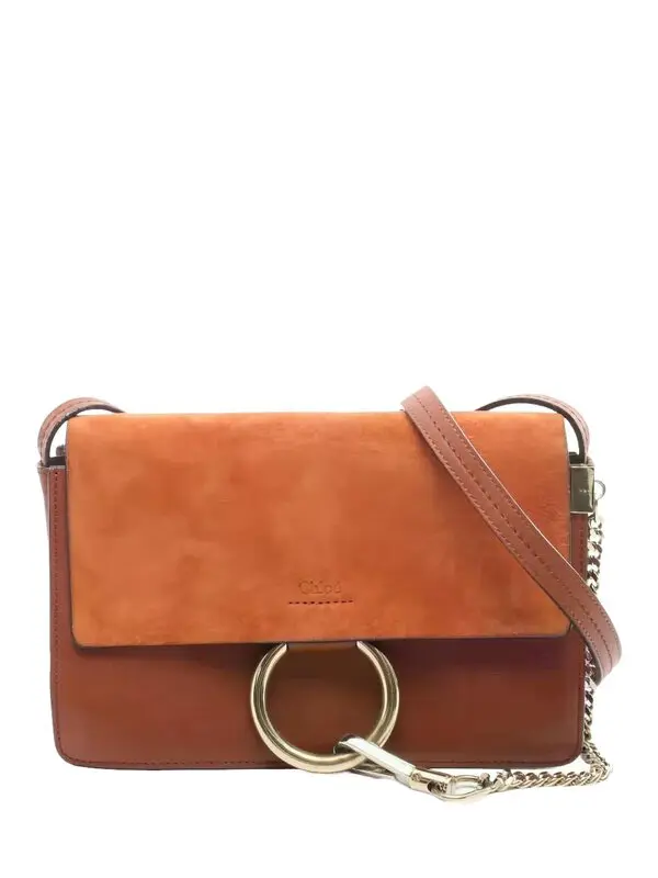 Chloé 2000s Faye Suede-flap Leather Shoulder Bag - Brown