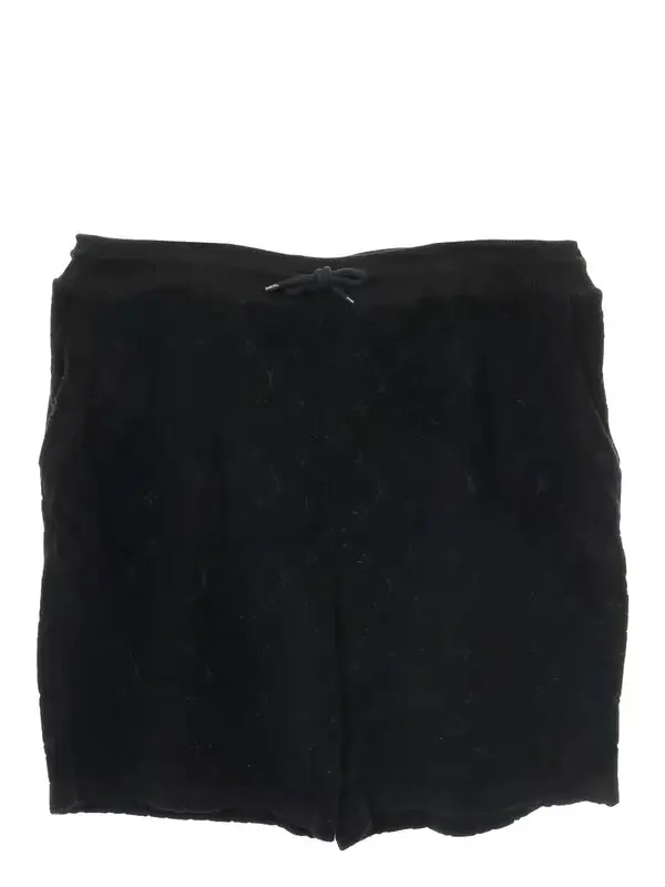 LOUIS VUITTON 2000s Monogram Shorts - Black