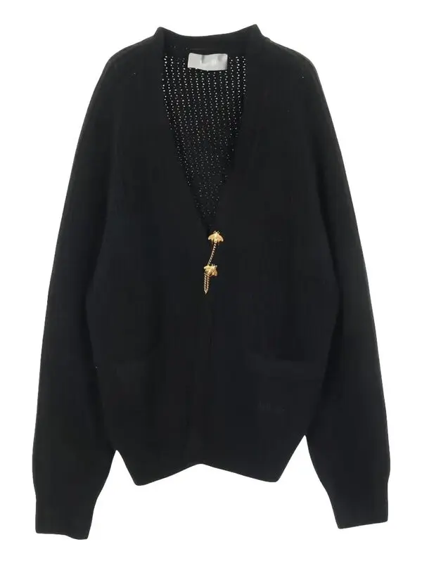 Dior 2010s Bee Chain Cardigan - Black