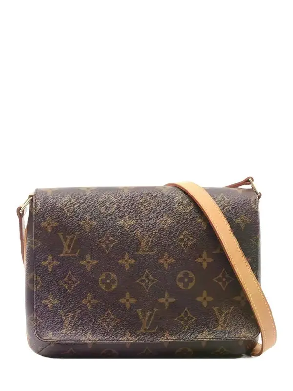 LOUIS VUITTON 2002 Musette Tango Monogram Shoulder Bag - Brown