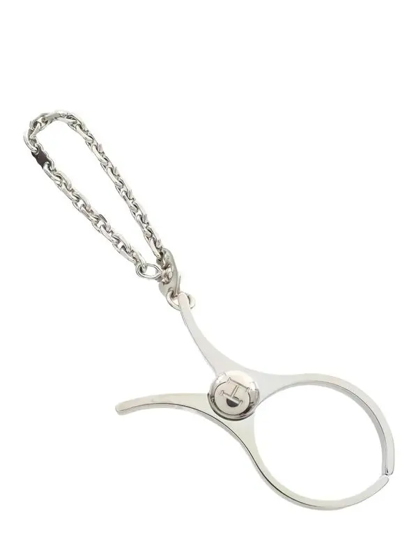 Hermès 2010s Glove Holder Chain Accessory - Silver