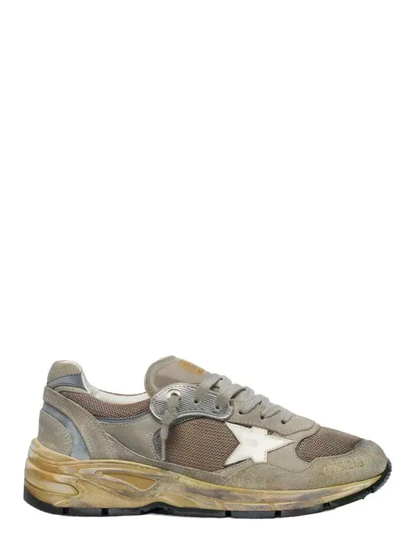 GOLDEN GOOSE Star-detail Lace-up Sneakers - Grey