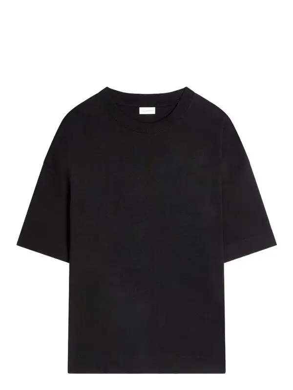 Dries Van Noten Cotton T-shirt - Black