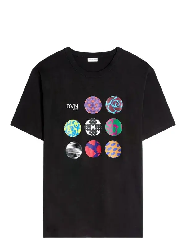 Dries Van Noten Graphic Show T-shirt - Black