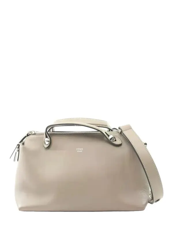 Fendi Medium The Way Leather Handbag - Grey