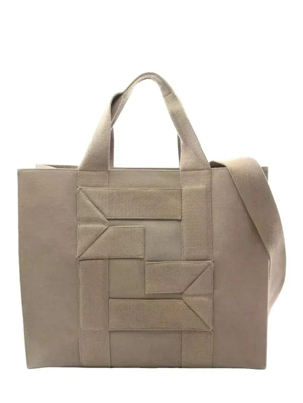 Fendi 2way Canvas Tote Bag - Neutrals