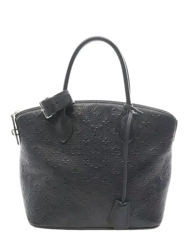 LOUIS VUITTON 2012 Monogram Leather Handbag - Black