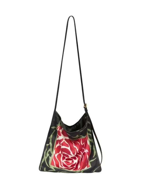 Dries Van Noten Graphic-print Shoulder Bag - Red