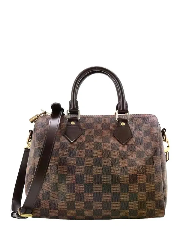 LOUIS VUITTON Speedy Bandouliere Damier 25 Satchel - Brown