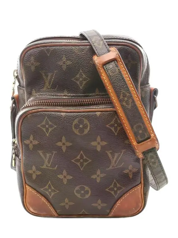 LOUIS VUITTON 2003 Amazon Monogram Shoulder Bag - Brown