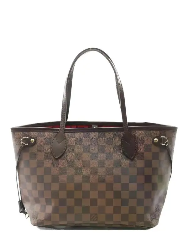 LOUIS VUITTON Damier Checked Pattern Tote - Brown