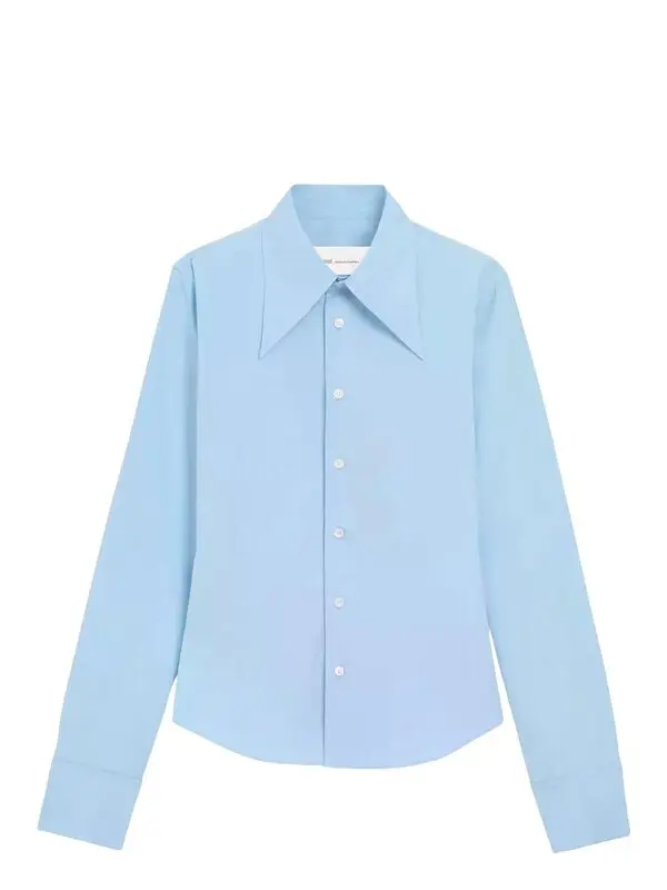 Ami Straight Point-collar Shirt - Blue