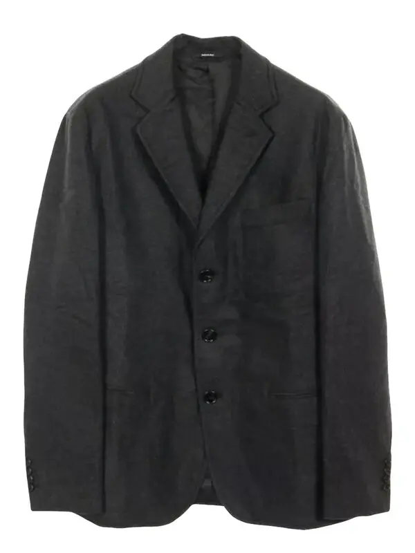Hermès 2010s Tailored Cashmere Blazer - Grey