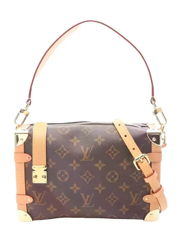 LOUIS VUITTON 2010s Monogram Trunk Tote Bag - Brown