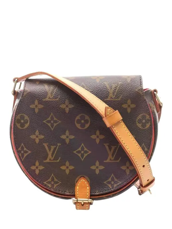 LOUIS VUITTON 2003 Tambourine Monogram Shoulder Bag - Brown