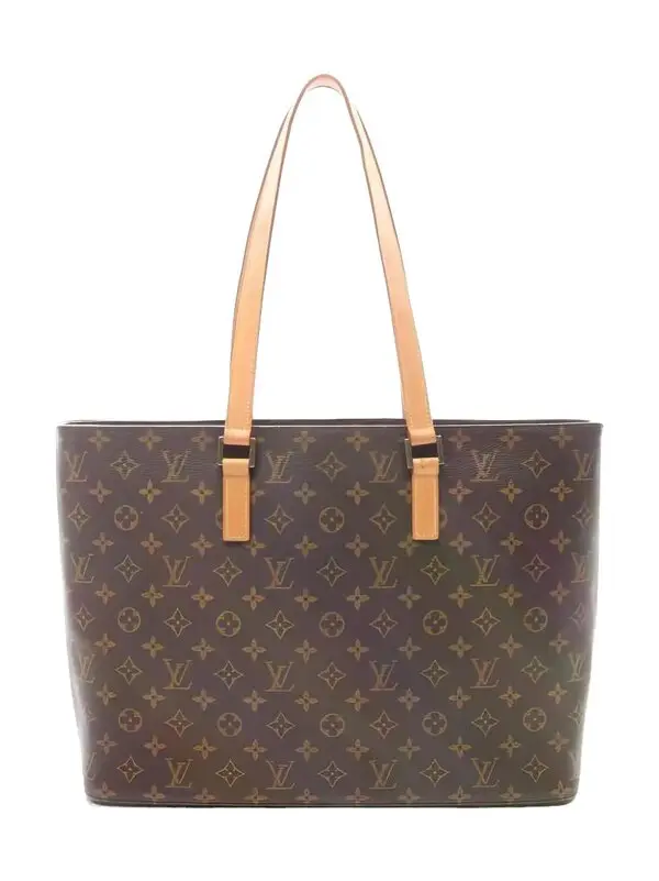 LOUIS VUITTON 2000s Luco Monogram Tote Bag - Brown