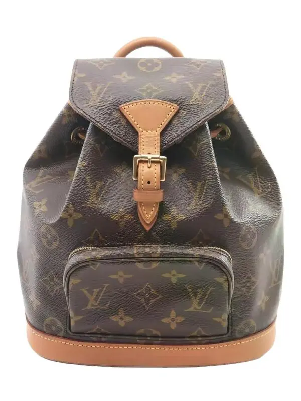 LOUIS VUITTON 1997 Mini Montsouris Monogram Backpack - Brown