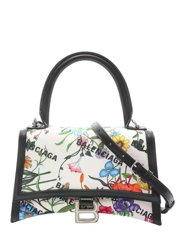 Gucci 2010s X Balenciaga Floral Tote Bag - White