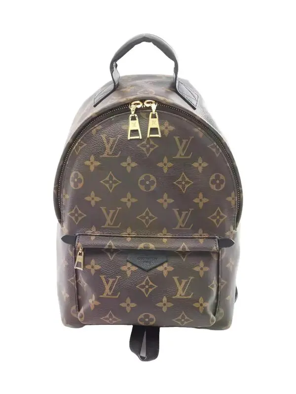 LOUIS VUITTON 2016 Pm Palm Springs Monogram Backpack - Brown