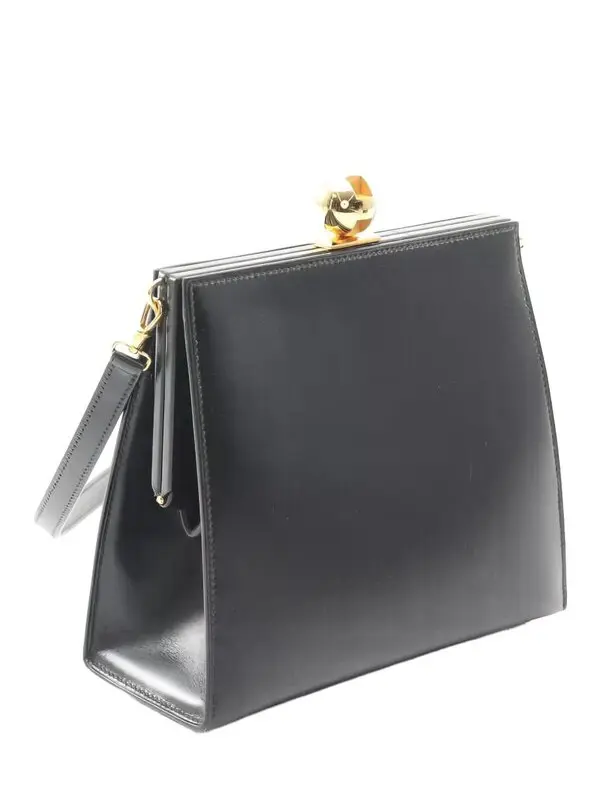 Hermès 2010s Leather Shoulder Bag - Black