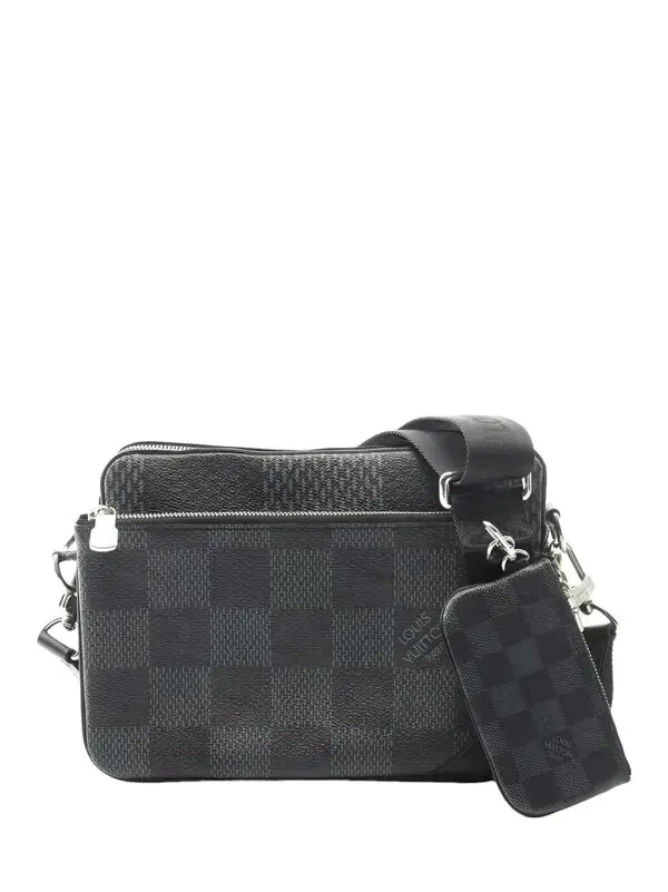 LOUIS VUITTON 2021 Damier Graphite Shoulder Bag - Grey