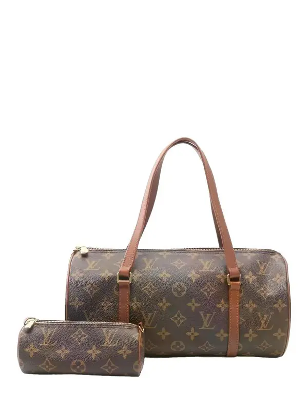 LOUIS VUITTON 1999 30 Papillon Monogram Shoulder Bag - Brown