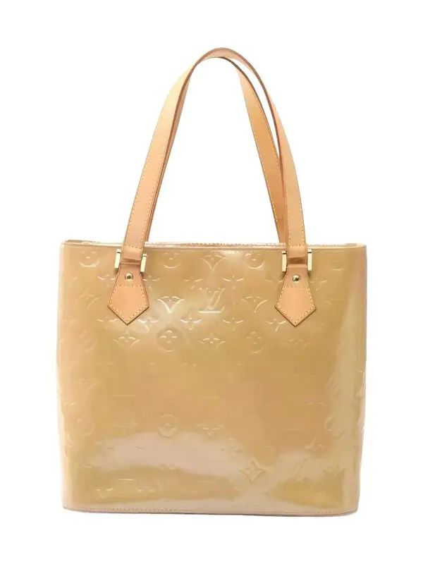 LOUIS VUITTON 2005 Vernis Houston Monogram Tote Bag - Neutrals