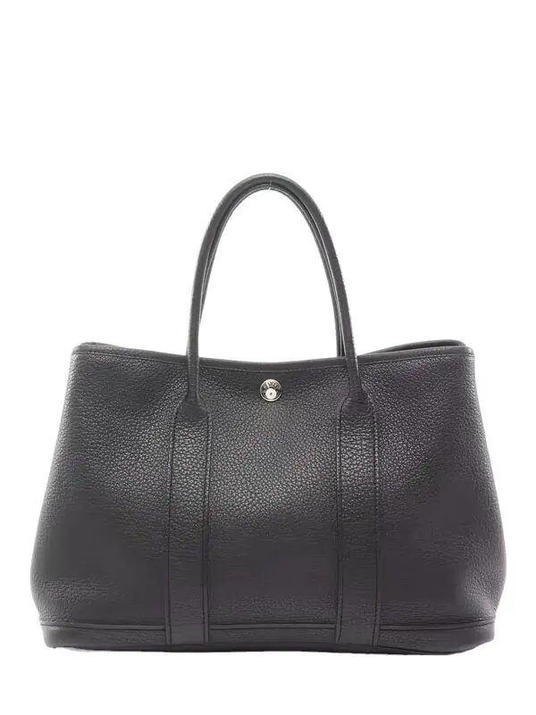 Hermès 2011 Tpm Garden Party Tote - Black