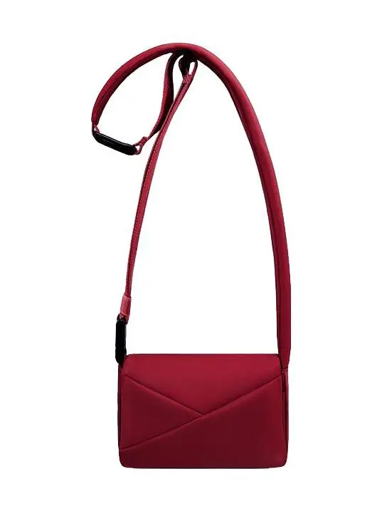 LUX AND NYX Mini Origami Flap 2-in-1 Convertible Bag - Crimson