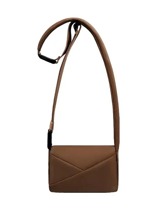 LUX AND NYX Mini Origami Flap 2-in-1 Convertible Bag - Sepia