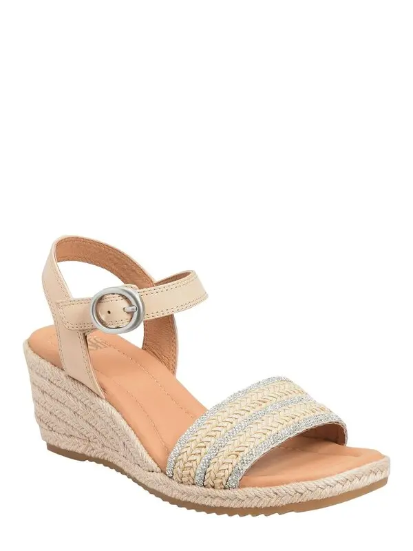 SOFFT Inez Ii Espadrille Platform Wedge Sandals - Beige/latte