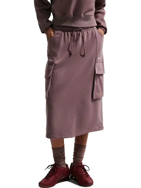 Nike Sportswear Phoenix Fleece Cargo Skirt - Tattoo/sail