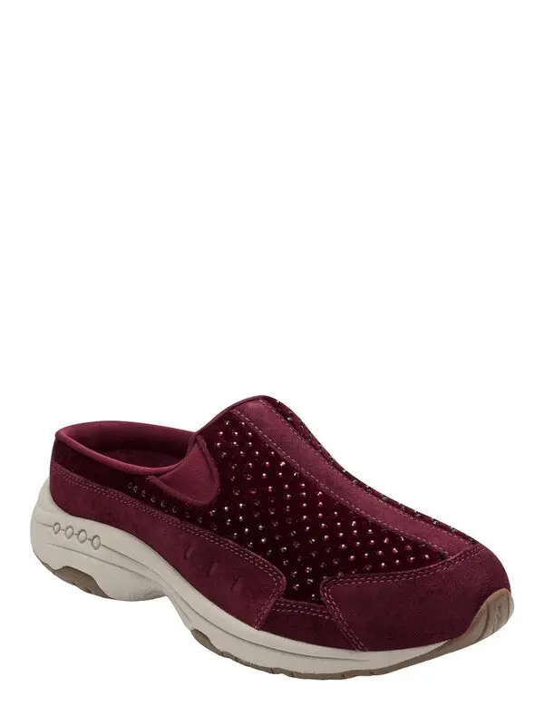 Easy Spirit Traveltime Slip-on Sneaker - Dark Red