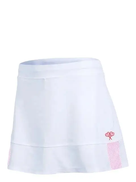 LOVE ALL TENNIS Tracy Striped Skort - Pink