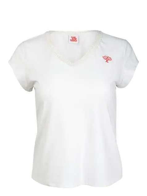LOVE ALL TENNIS Classic Top - White